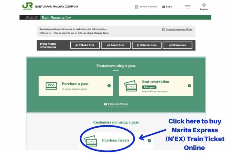 Narita Express (N'EX) Train Ticket - Step-By-Step Guide to Buy and ...