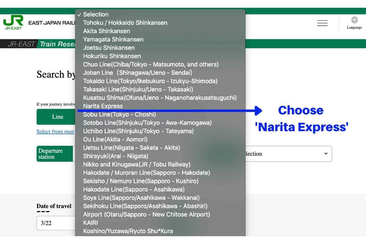Narita Express (N'EX) Train Ticket - Step-By-Step Guide to Buy and ...